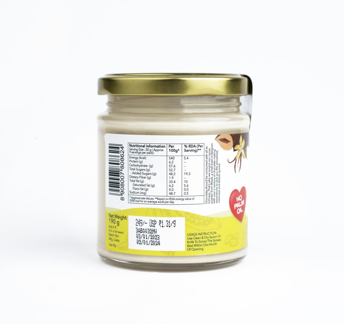 Vanilla Hazelnut Spread – Liso Chocolatier