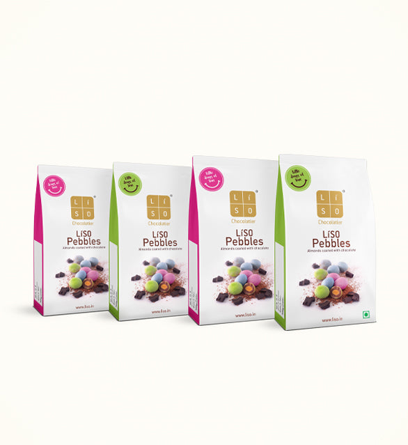 Liso Pebble Pack of 4 – Liso Chocolatier